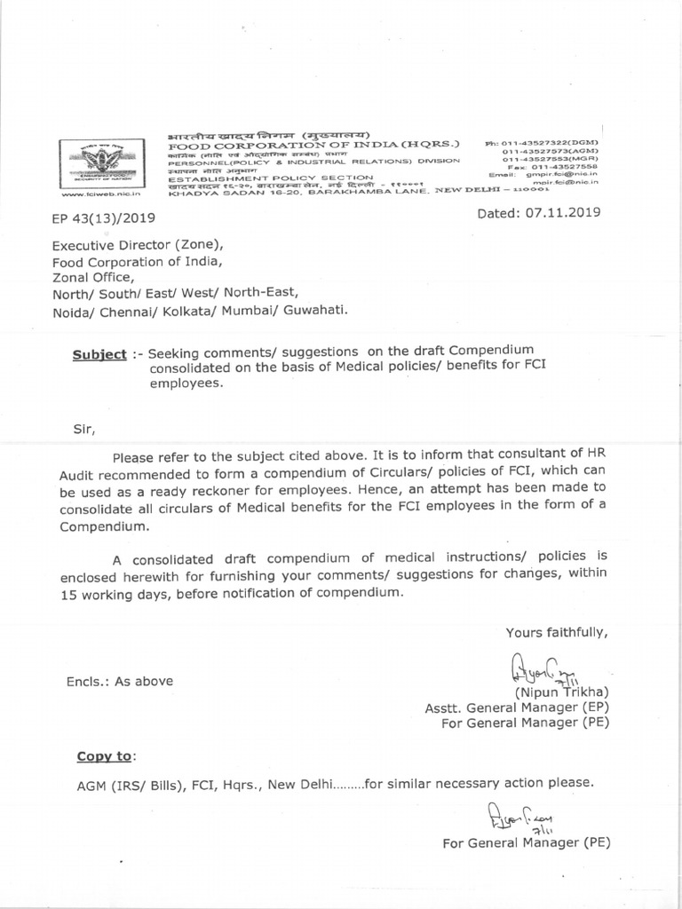 Medical Circular PDF | PDF