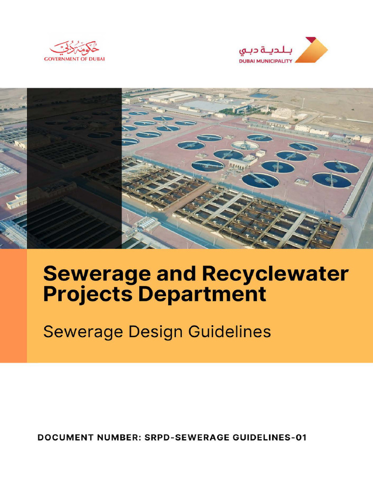 DM - Sewerage Design Guidelines - Rev00 | PDF | Sanitary Sewer | Sewage ...