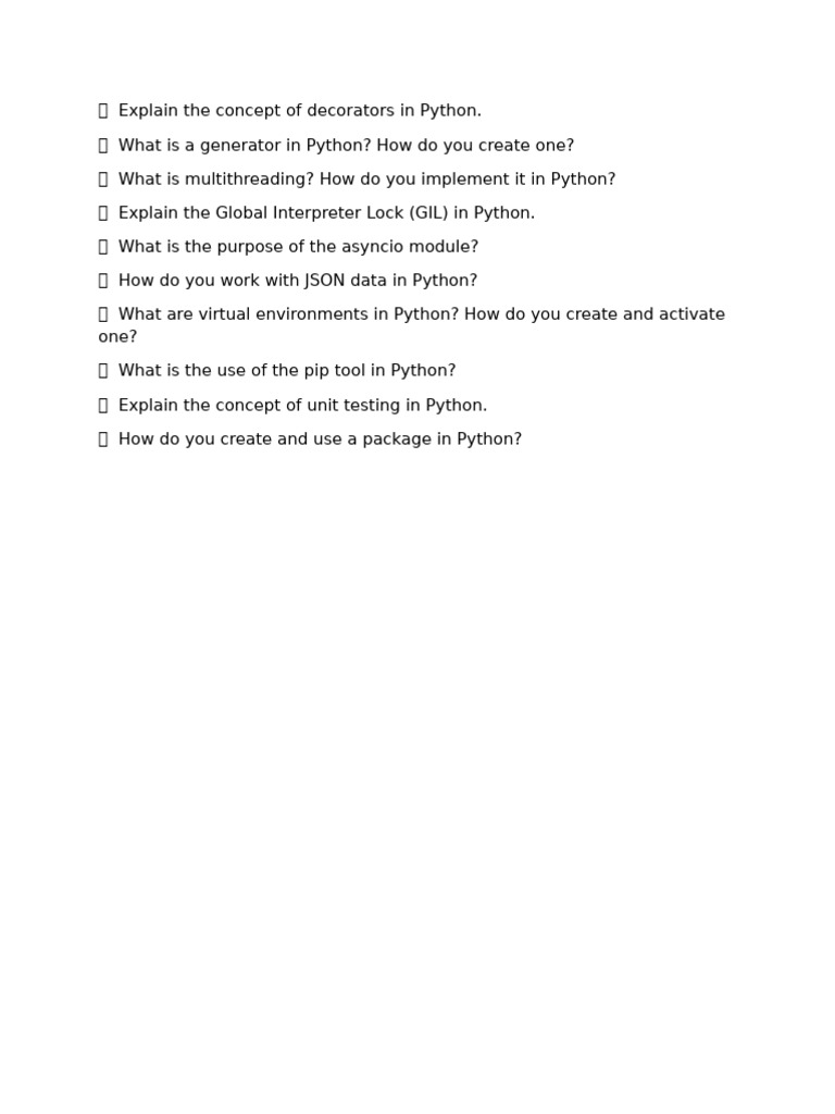 Explain The Concept of Decorators in Python | PDF