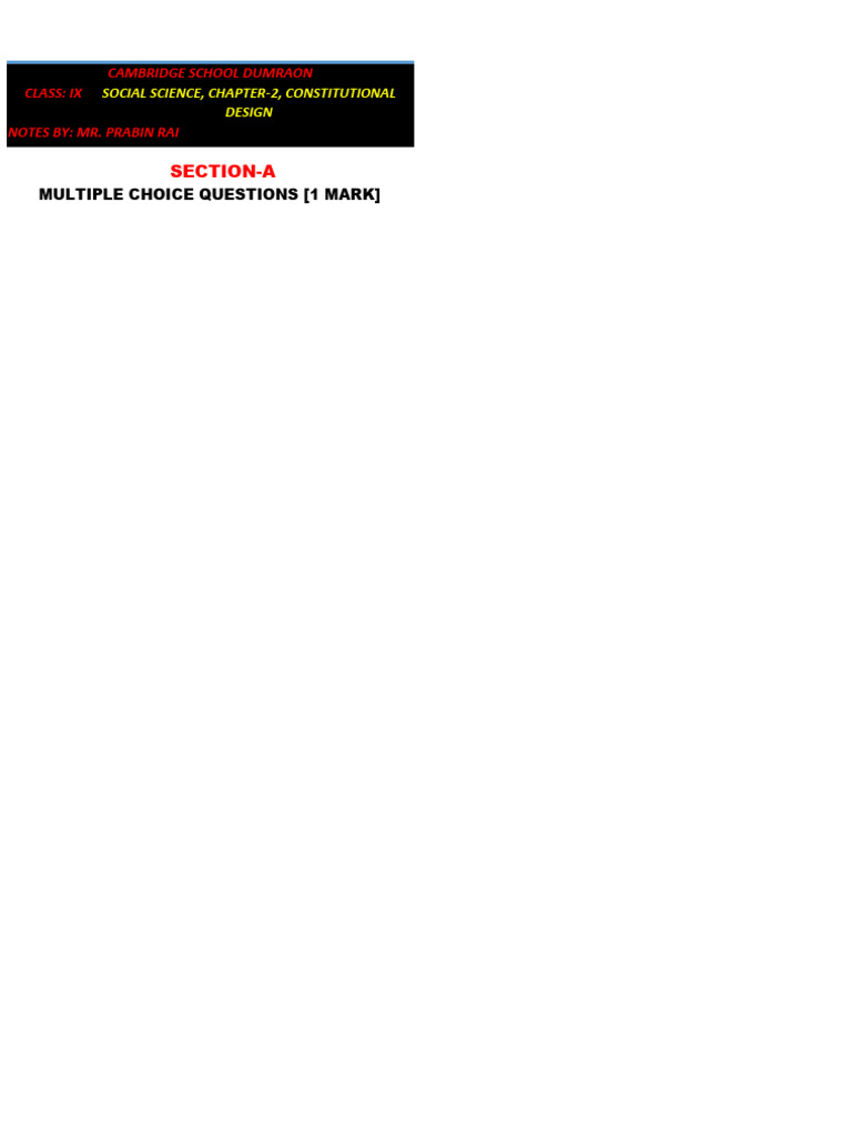 Class Ix Civics Chapter-2 - Pdf-New | PDF