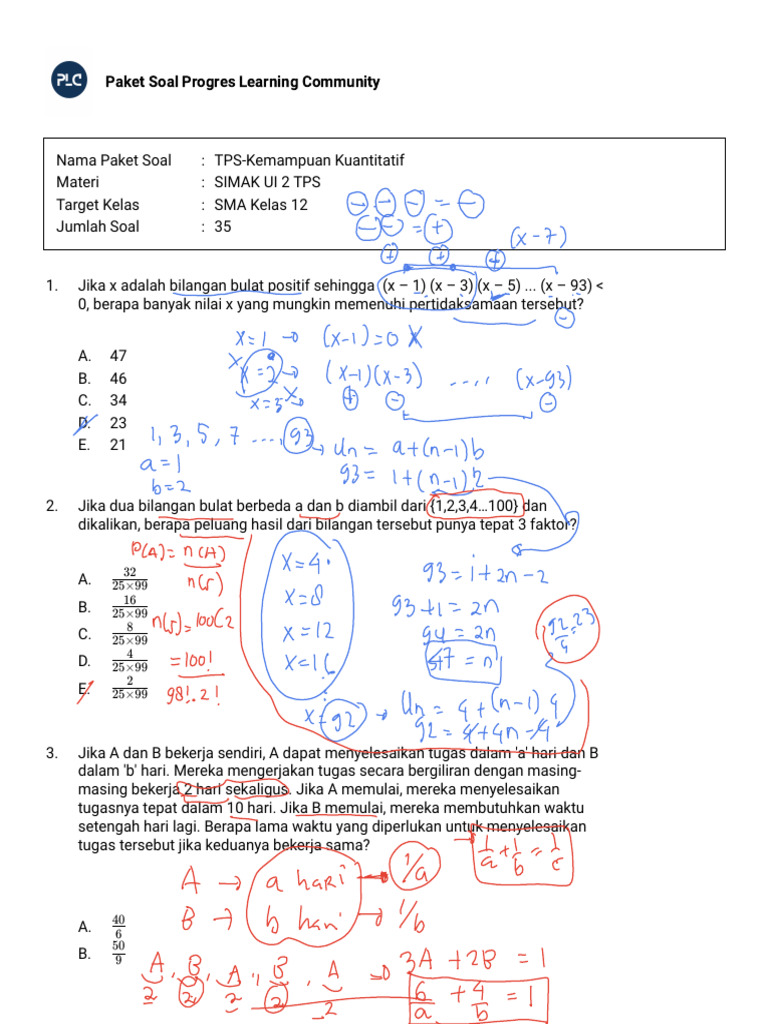 TPS 2 - Kuantitatif-1 | PDF