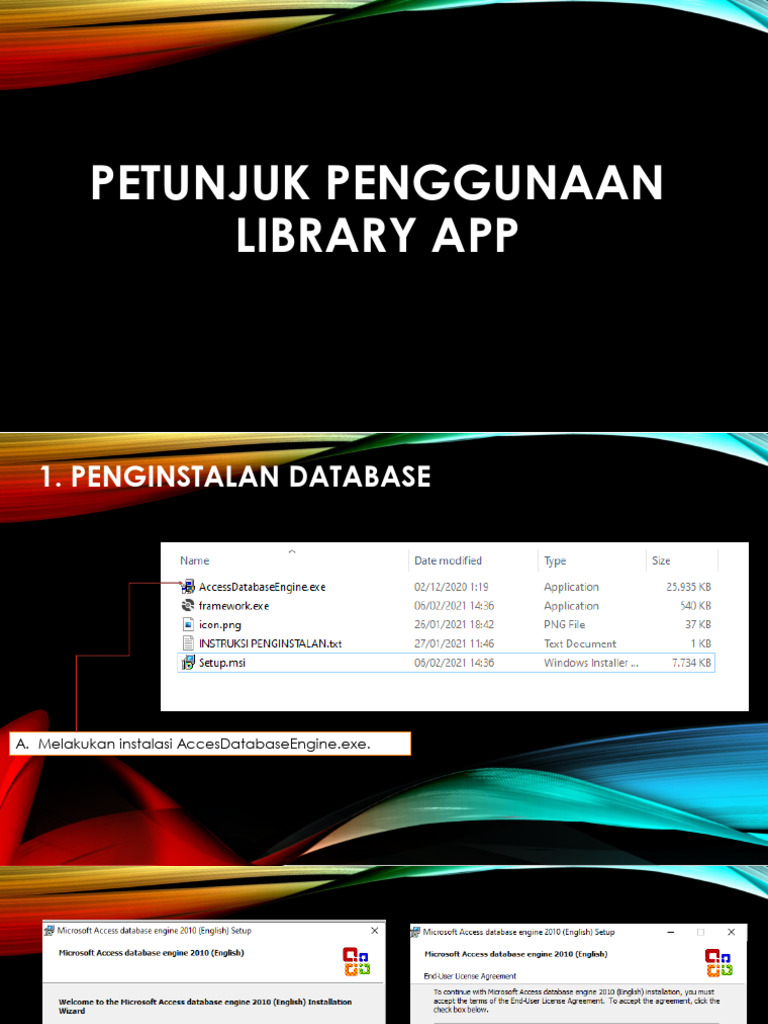 Petunjuk penggunaan Library App | PDF