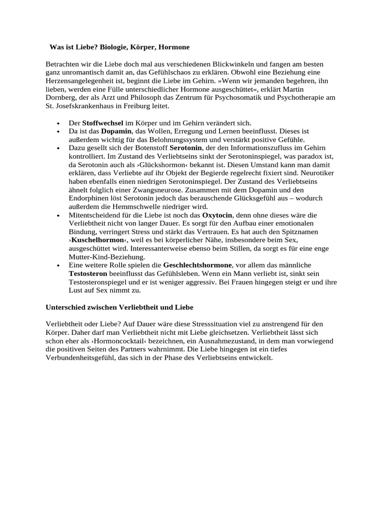 Was Ist Liebe, Arbeitsblatt 2 | PDF