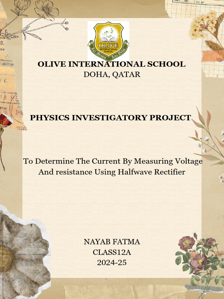 Purple and White Scribble Science Project Cover A4 Document | PDF