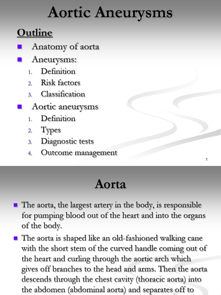 5aortic Aneurysms | PDF