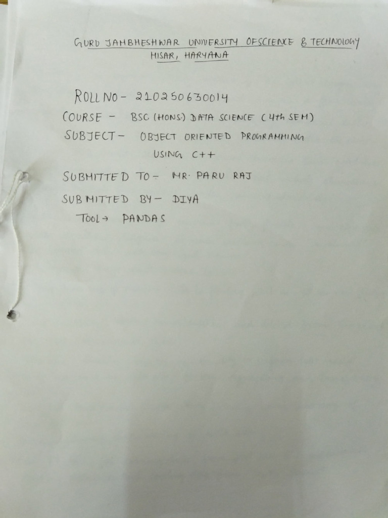 (Diya) (Pandas) Assignment | PDF