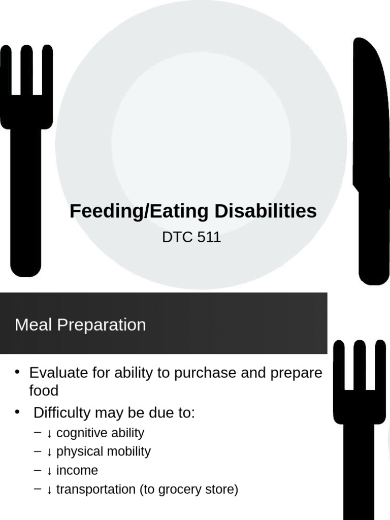 Feeding & Eating Disabilities | PDF