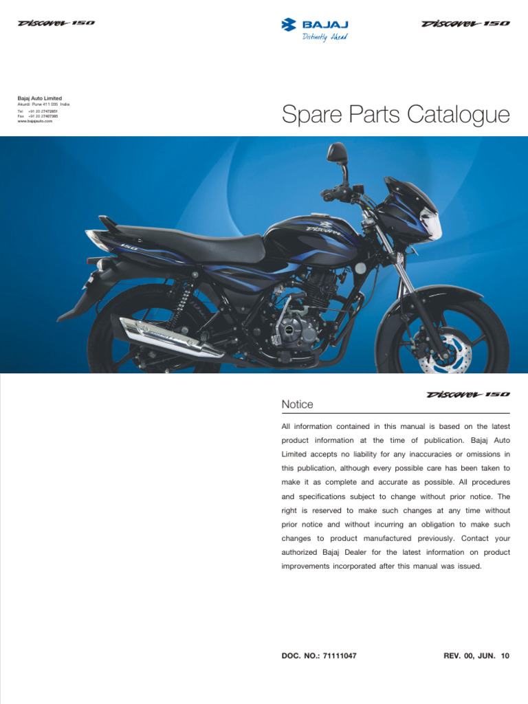 Discover 150 SPC | PDF
