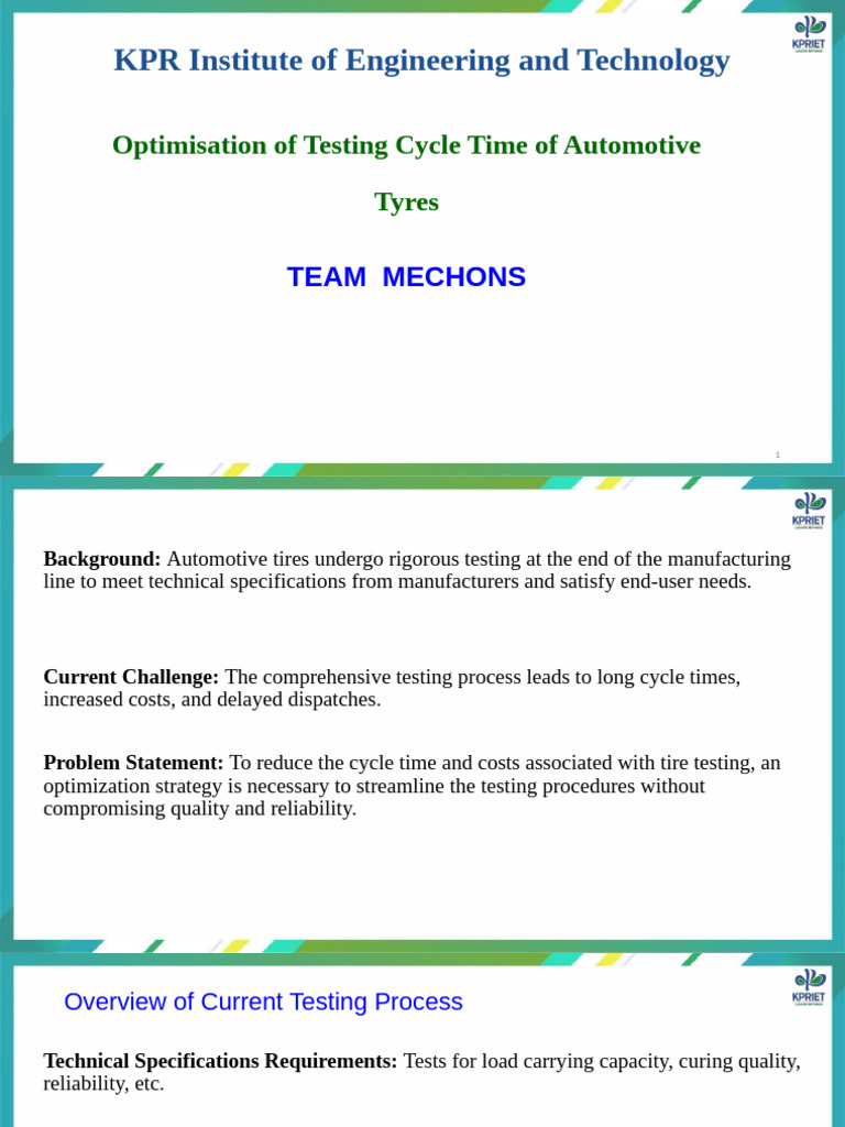 Optimizing Cycle Time | PDF