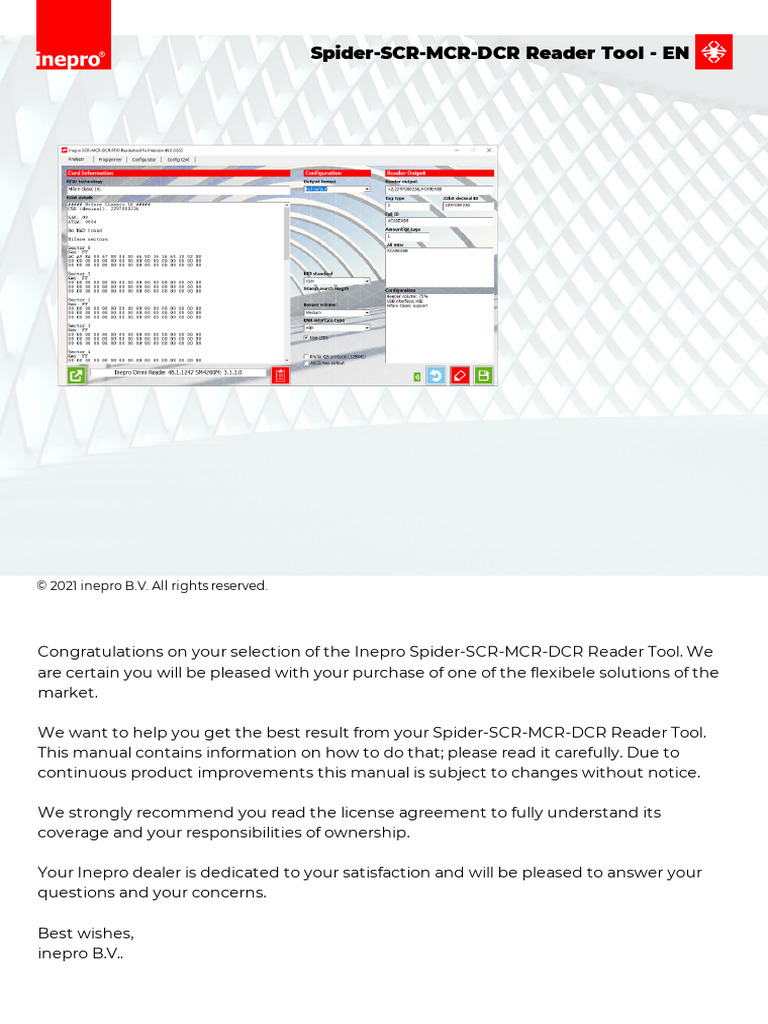 Spider RFID Reader-SCR708-MCR-DCR - Tool Full Version - Technical ...