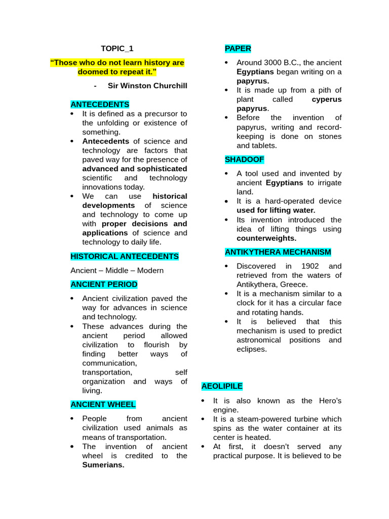 GE7 Topic - 1 Prelim | PDF