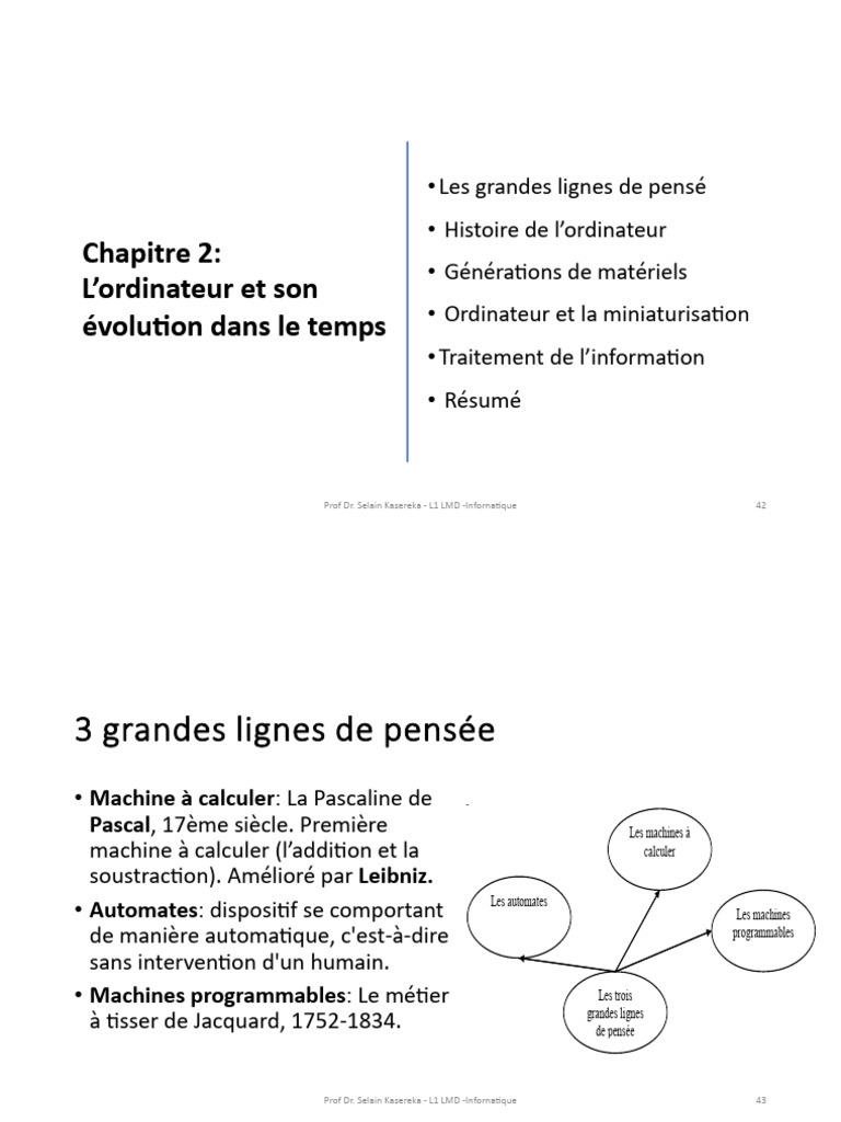 Presentation Informatique Et Bureautique - Chap2 - Part - Chap3 | PDF