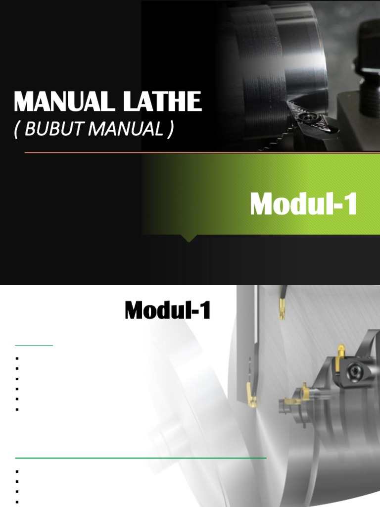 Modul Manual Lathe | PDF
