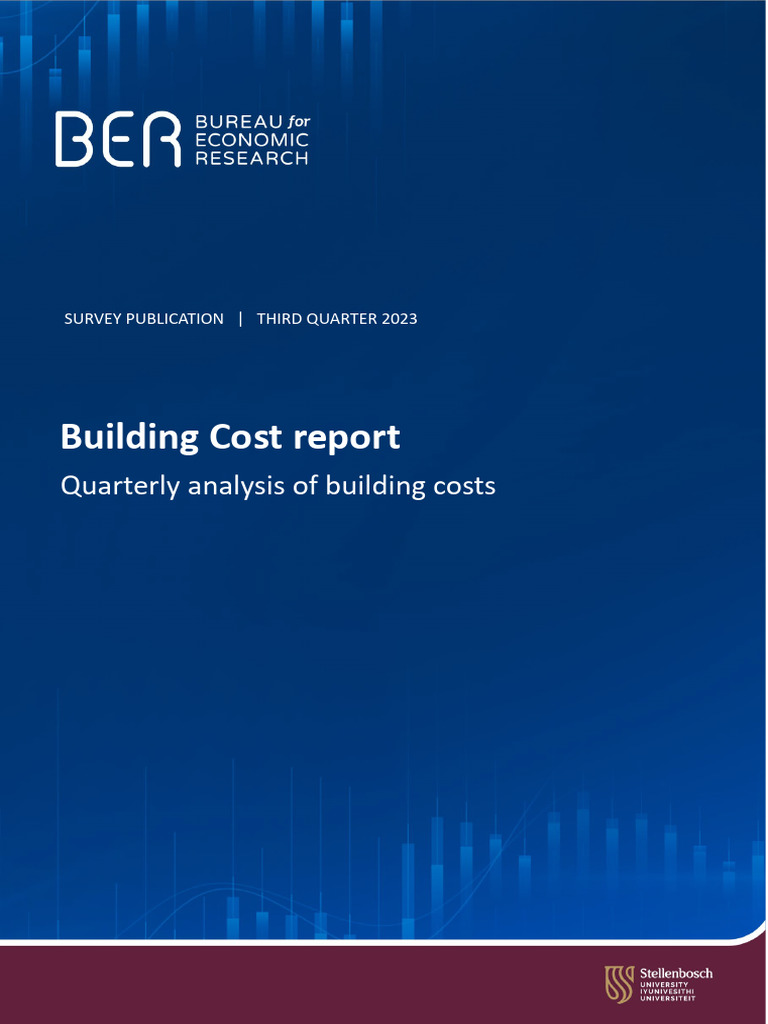 BuildCost Report 2023Q3 | PDF | Inflation | Finance & Money Management