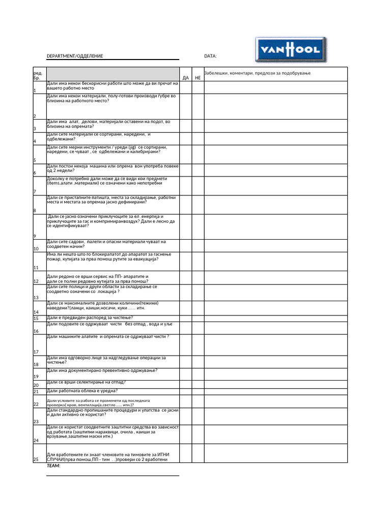 5s Form | PDF