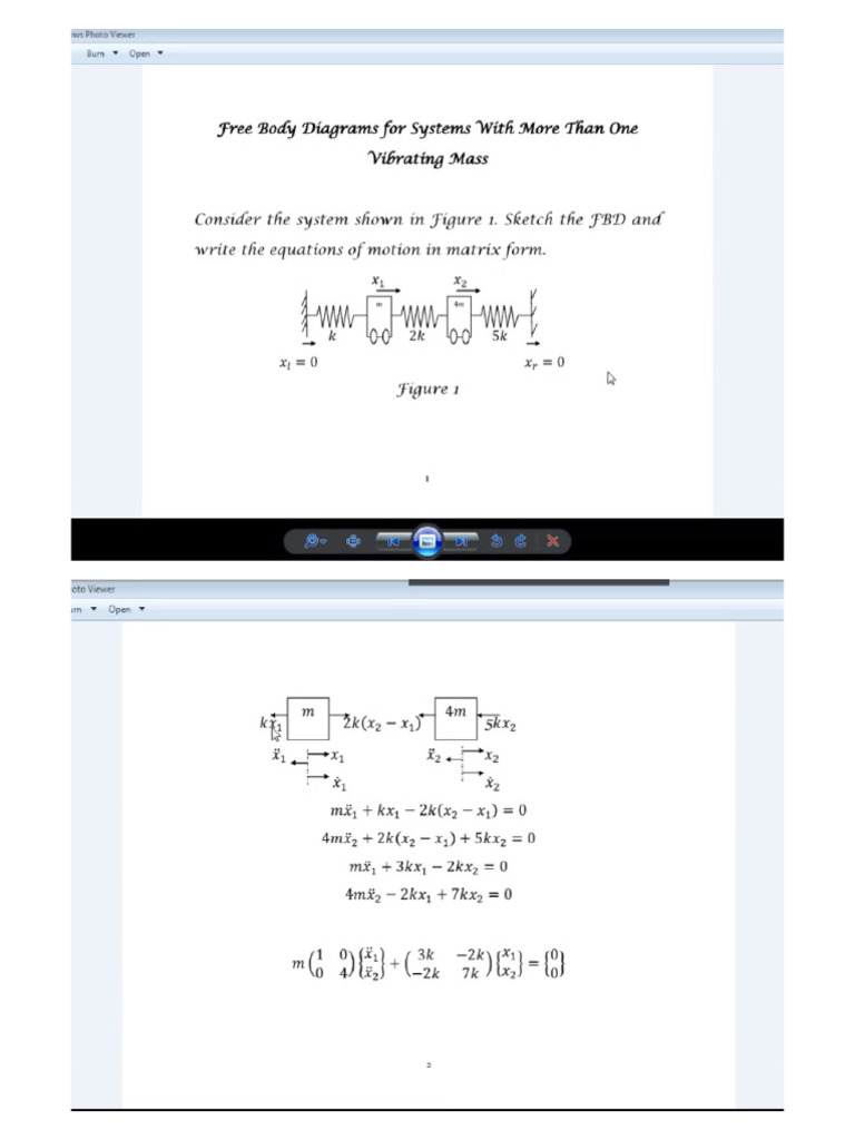 2DOF Questions | PDF
