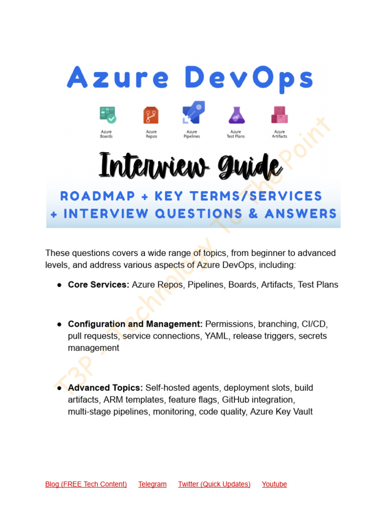 AZ-DevOps - Interview Guide | PDF