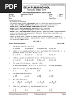 IOQM (2024) Question Paper | PDF | Numbers | Triangle