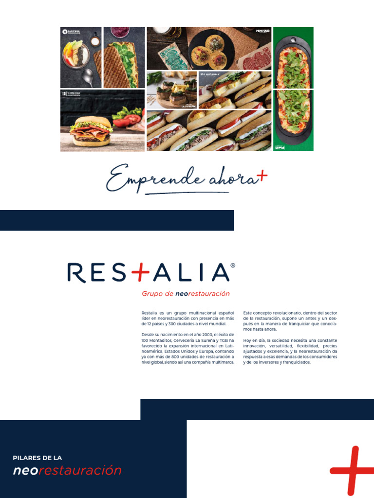 Restalia: Éxito Global en Neorestauración | PDF | Marca | España