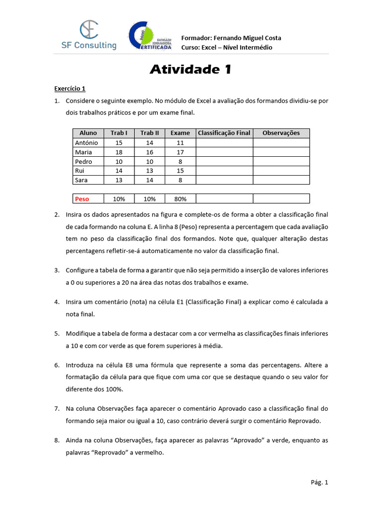Atividade 1 | PDF