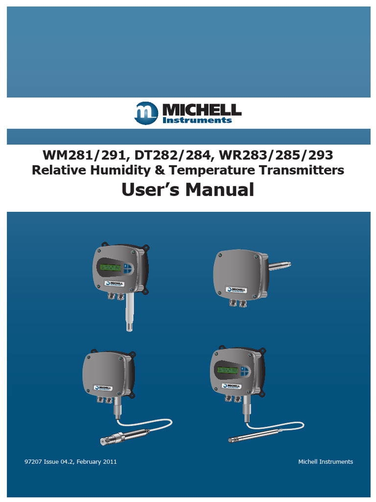 Series 280 and 290 Transmitters Manual | PDF