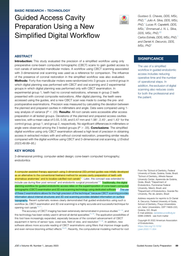 Guided-Access-Cavity-Preparation-Using-a-New-Simpl | PDF