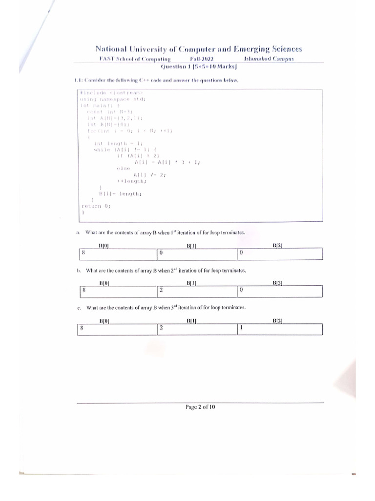 Sessional-2 Solutions | PDF
