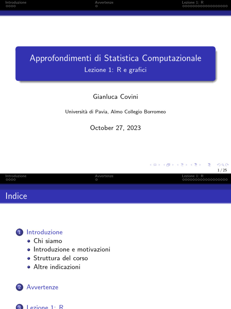 Presentazioni Approfondimenti Di Statistica-2 | PDF