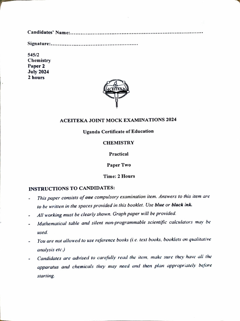 Aceiteka Chem 2 | PDF