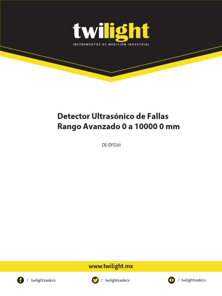 Instrumento de metrología por ultrasonido | PDF