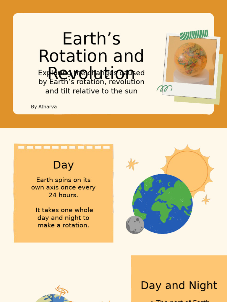 Earth's Rotation and Revolution | PDF