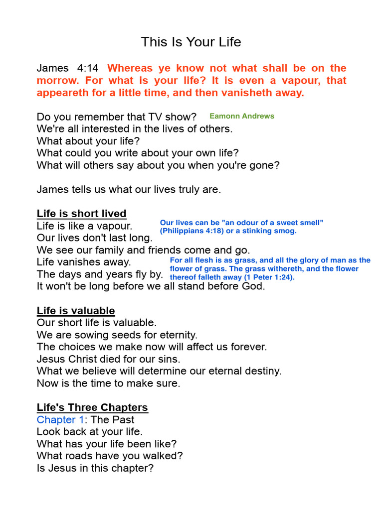 This Is Your Life | PDF