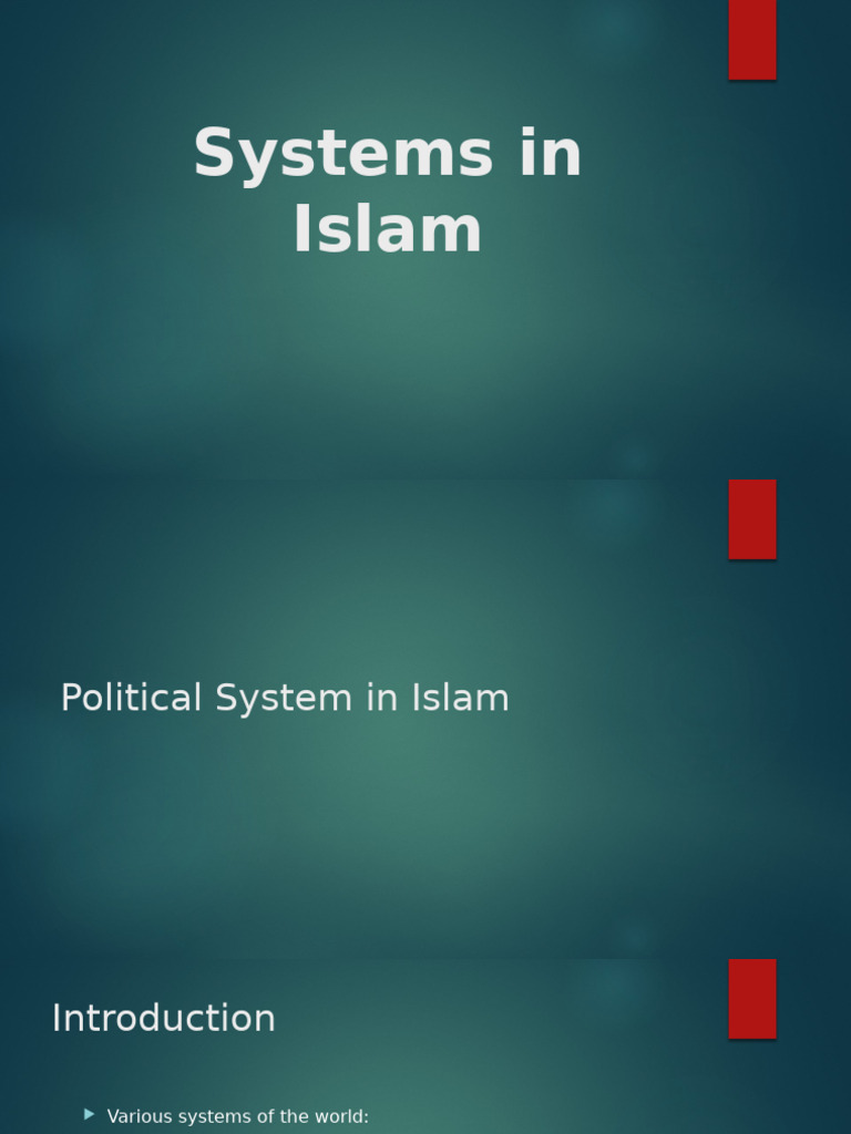 Governance Systems in Islam | PDF