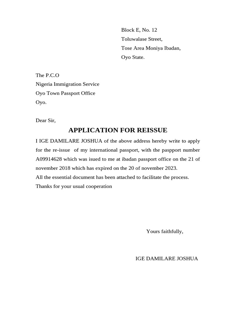 Reissue Letter | PDF