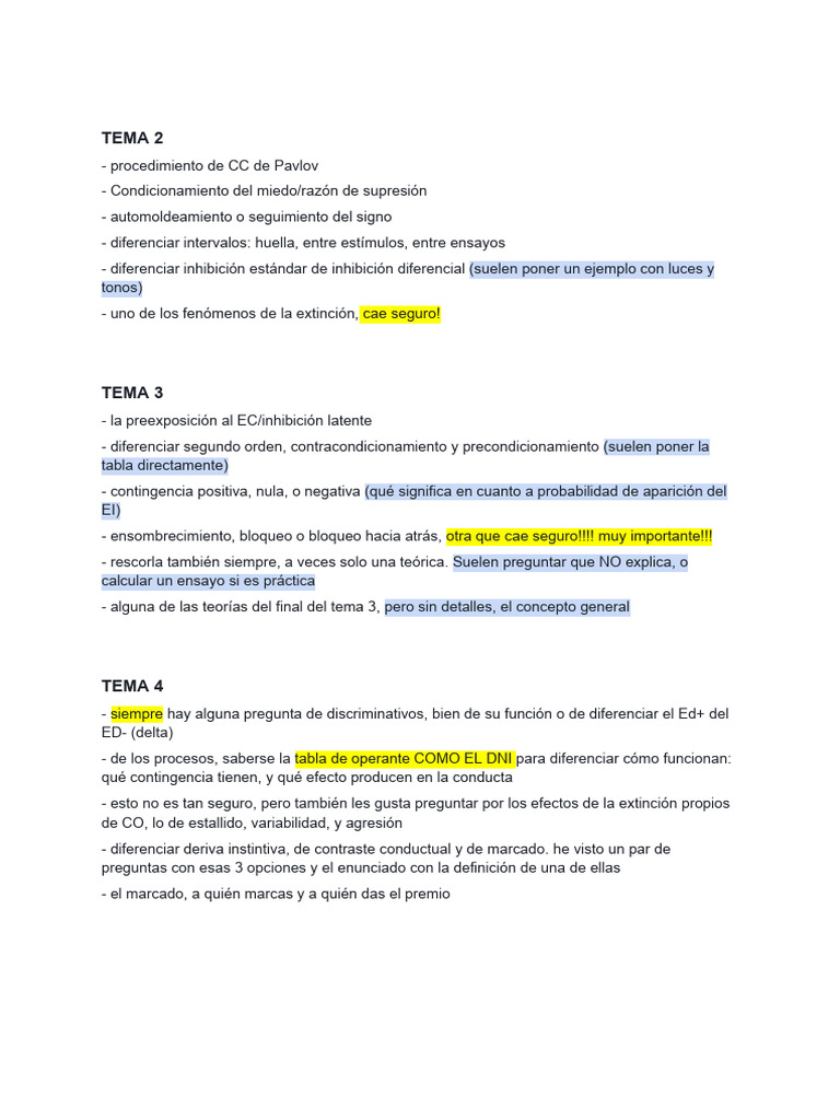 Conceptos Basicos Examen Aprendizaje | PDF | Aprendizaje | Crecimiento personal y profesional