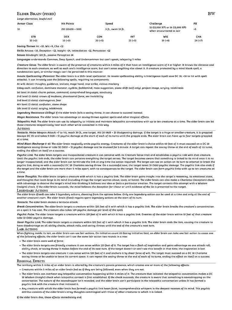 Elder Brain Fix | PDF