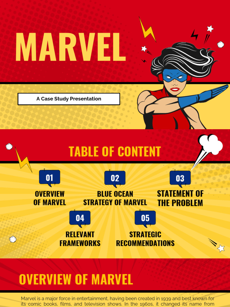 MARVEL - A Case Study Presentation (G2) | PDF