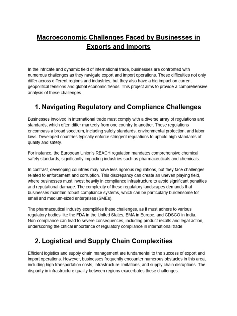 Macroeconomic Project Report | PDF