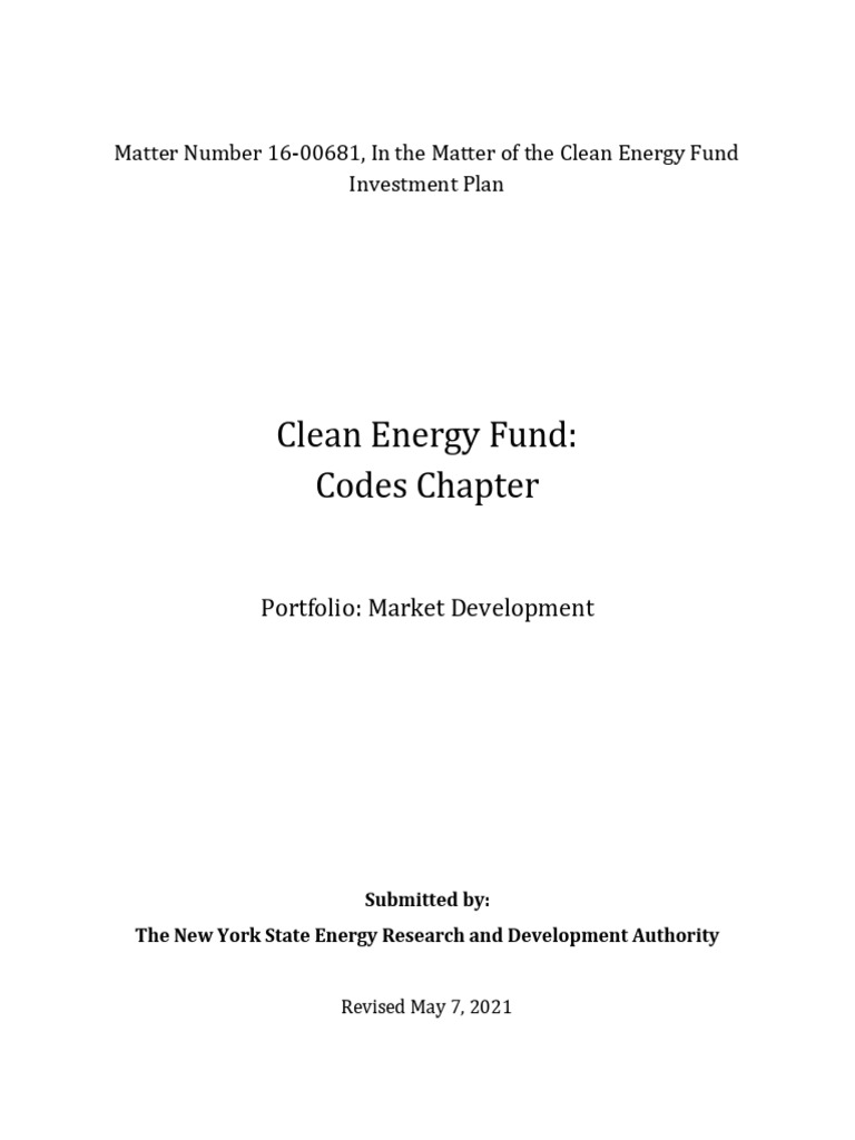 CEF Codes Chapter | PDF