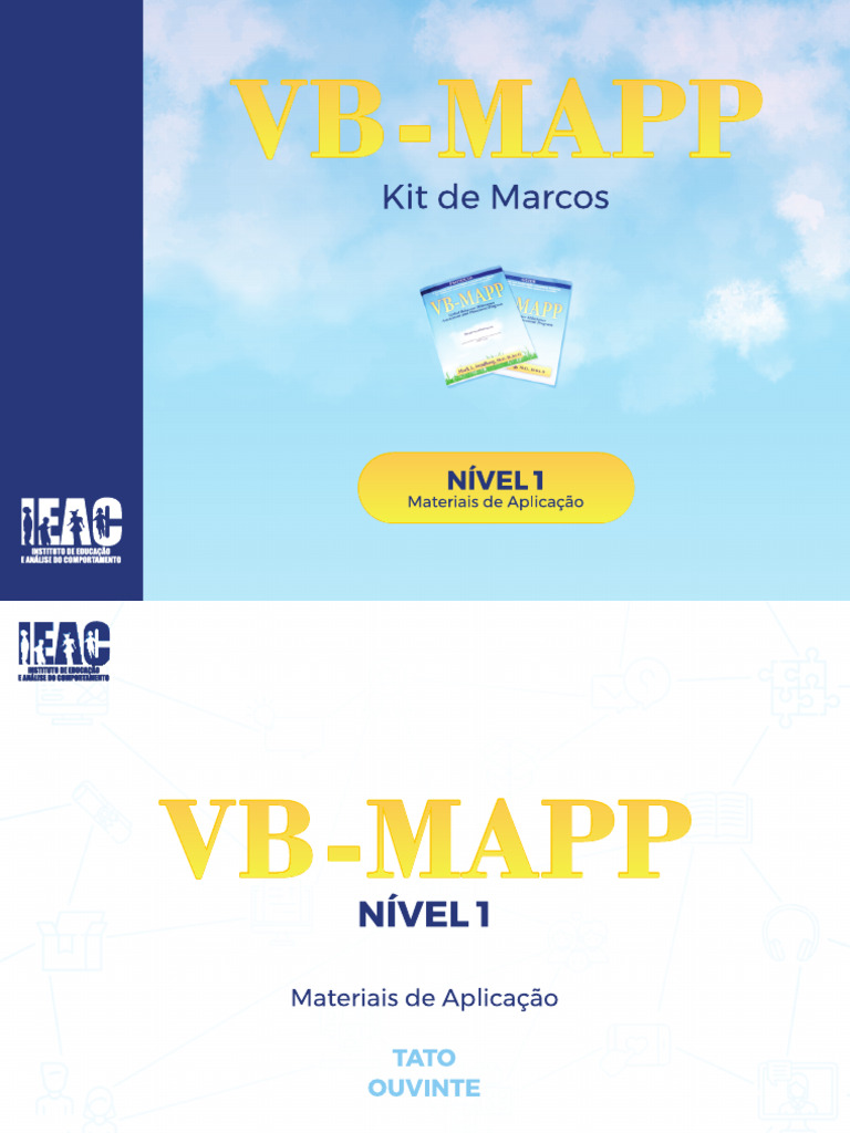 Materiais - Vb-Mapp | PDF
