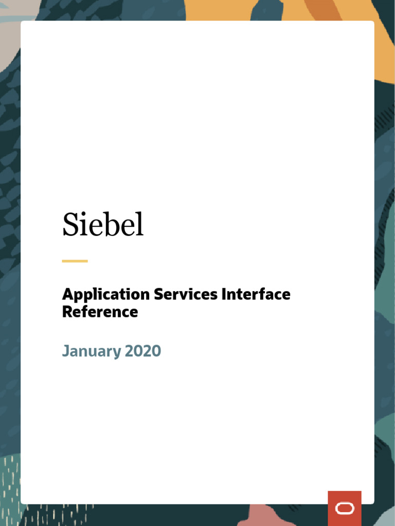 Application Services Interface Reference | PDF