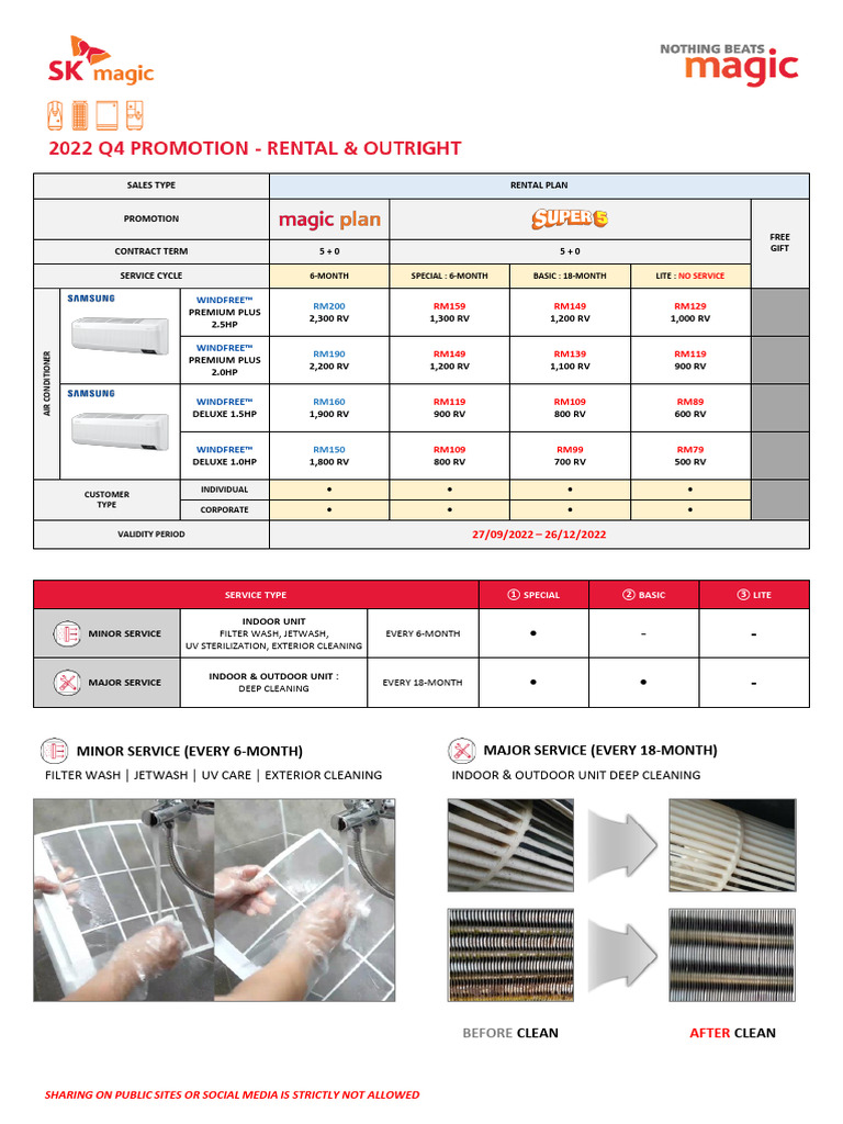 (Updated) Q4 Promotion Price Card | PDF
