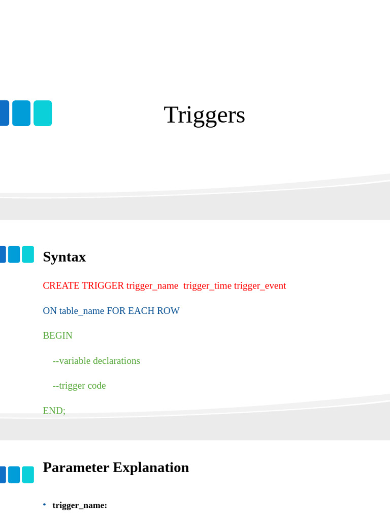 My SQLtriggers | PDF