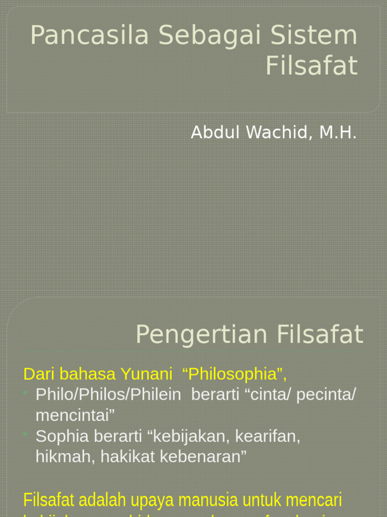Materi 5 Filsafat | PDF