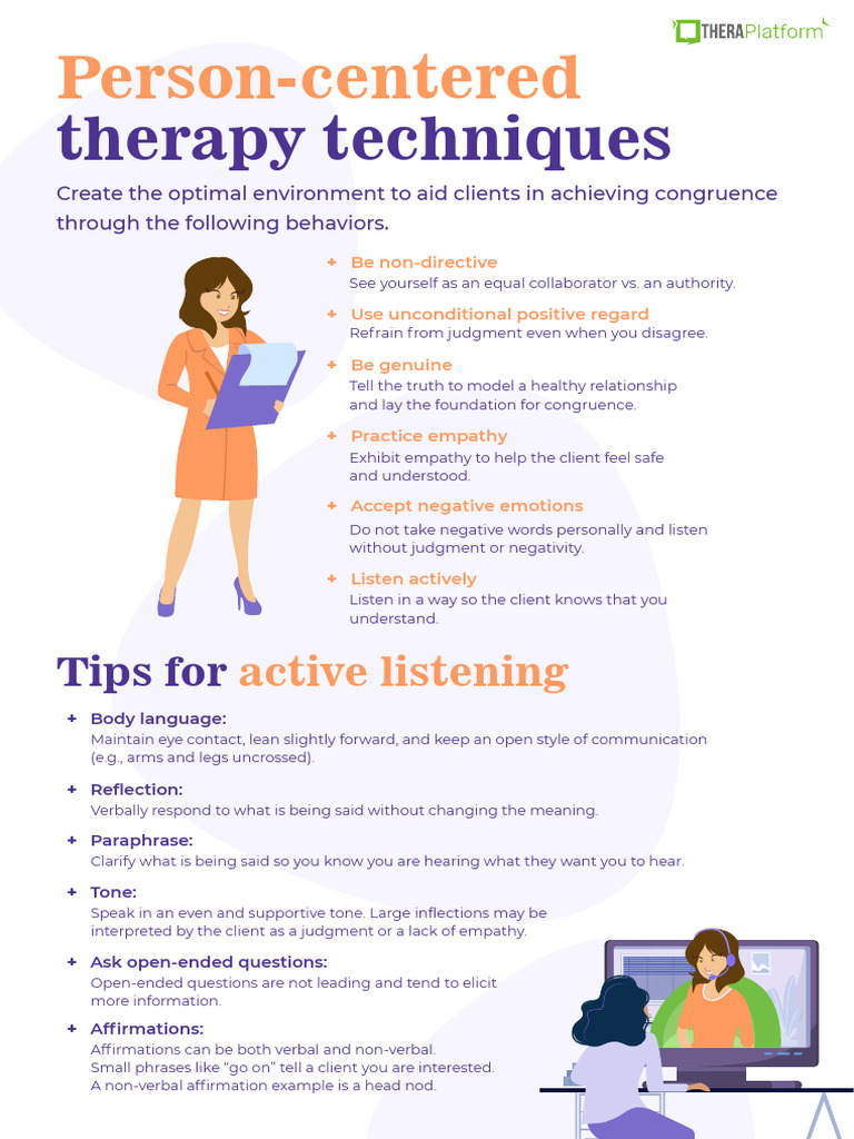 Person-Centred Therapy Techniques | PDF
