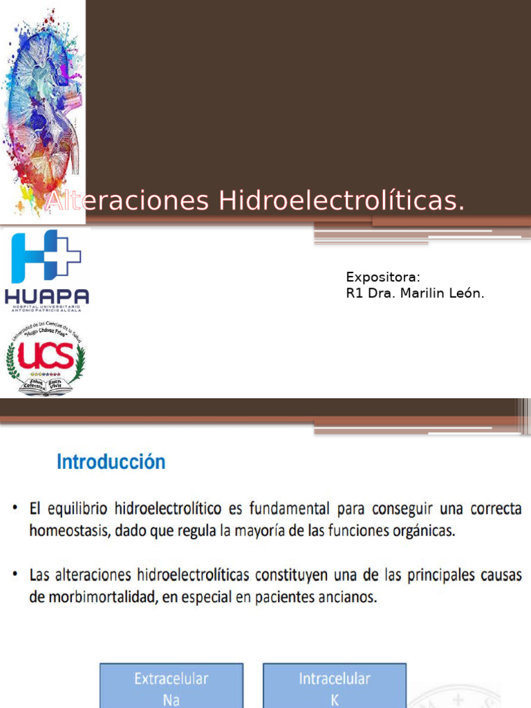 Alteraciones Hidroelectrolíticas - 042241 | PDF