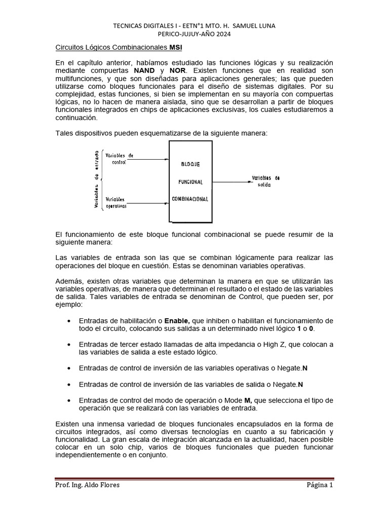 Cap3 1dig Circuitos MSI | PDF