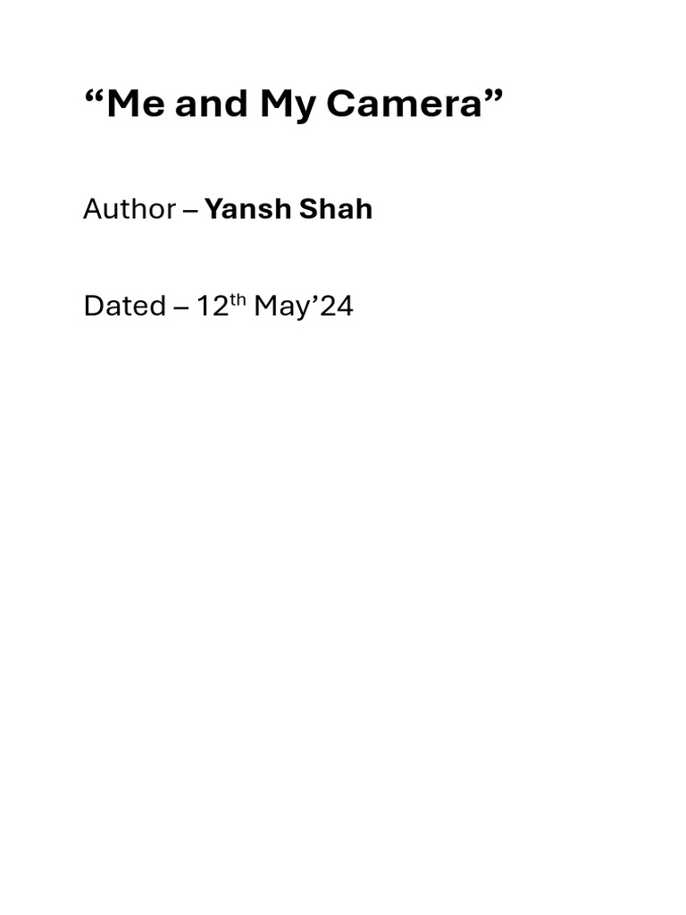 Yansh English Project | PDF