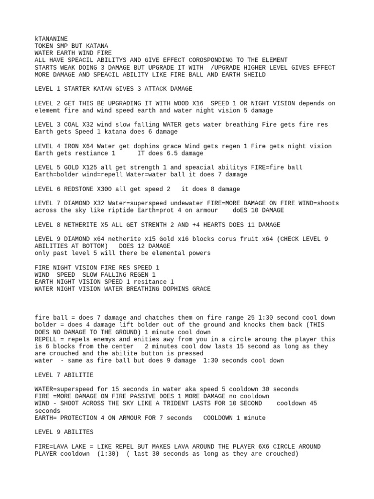 Katana Nine Script | PDF