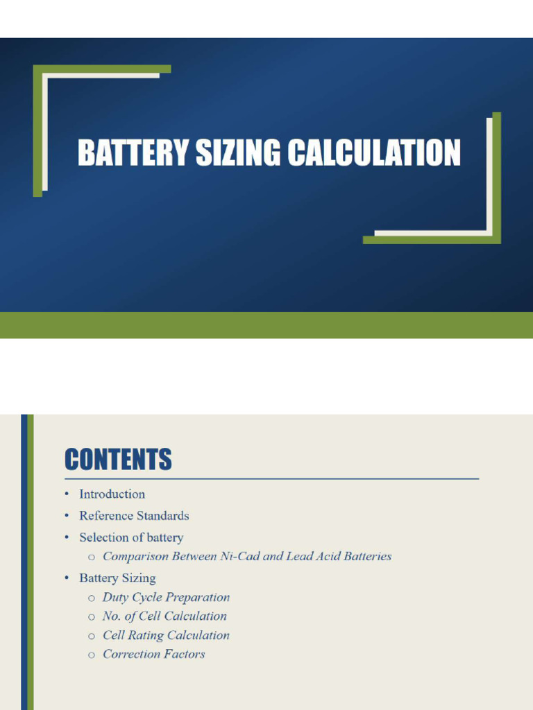 Battery | PDF